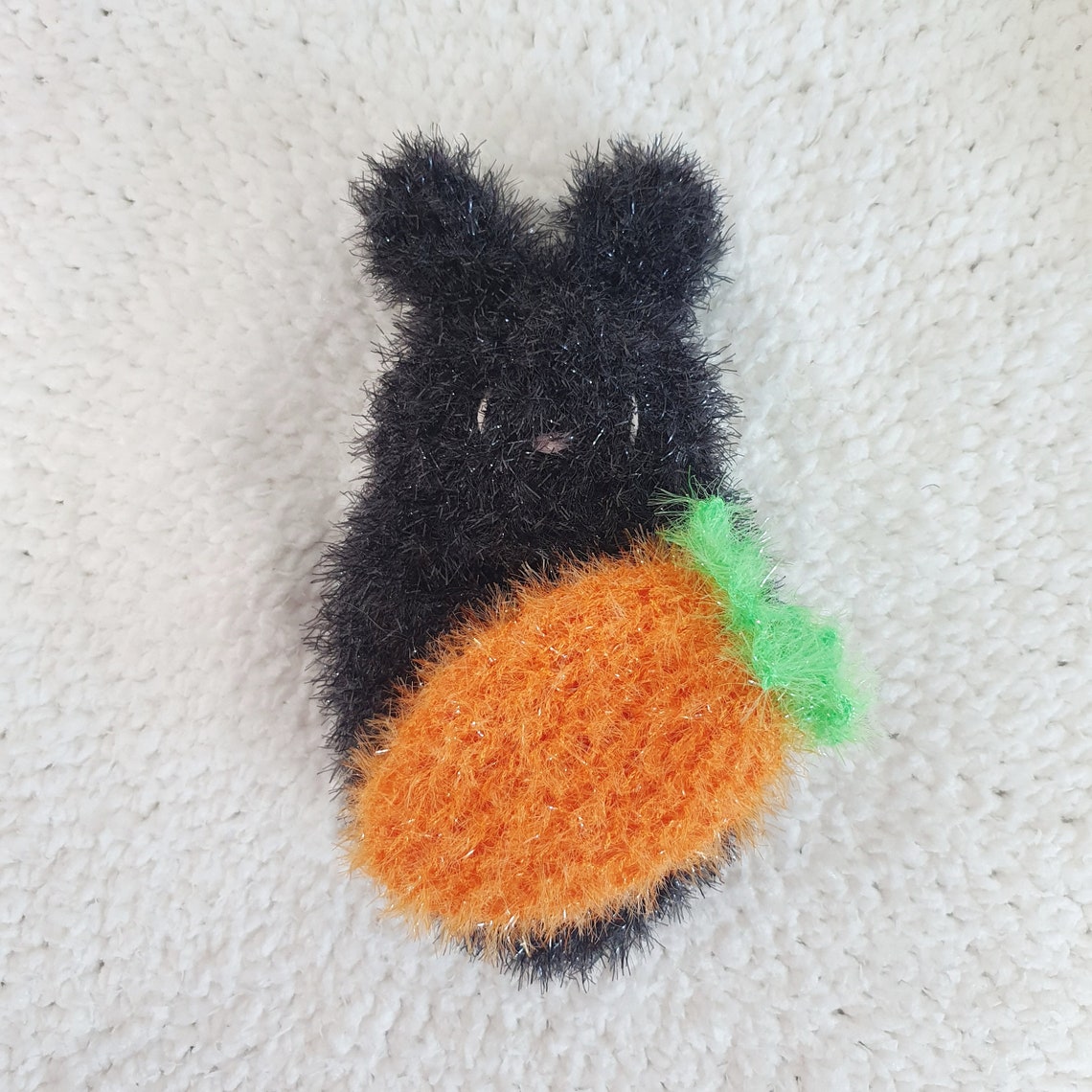 Crochet Scrubber - Rabbit & Carrot - Etsy