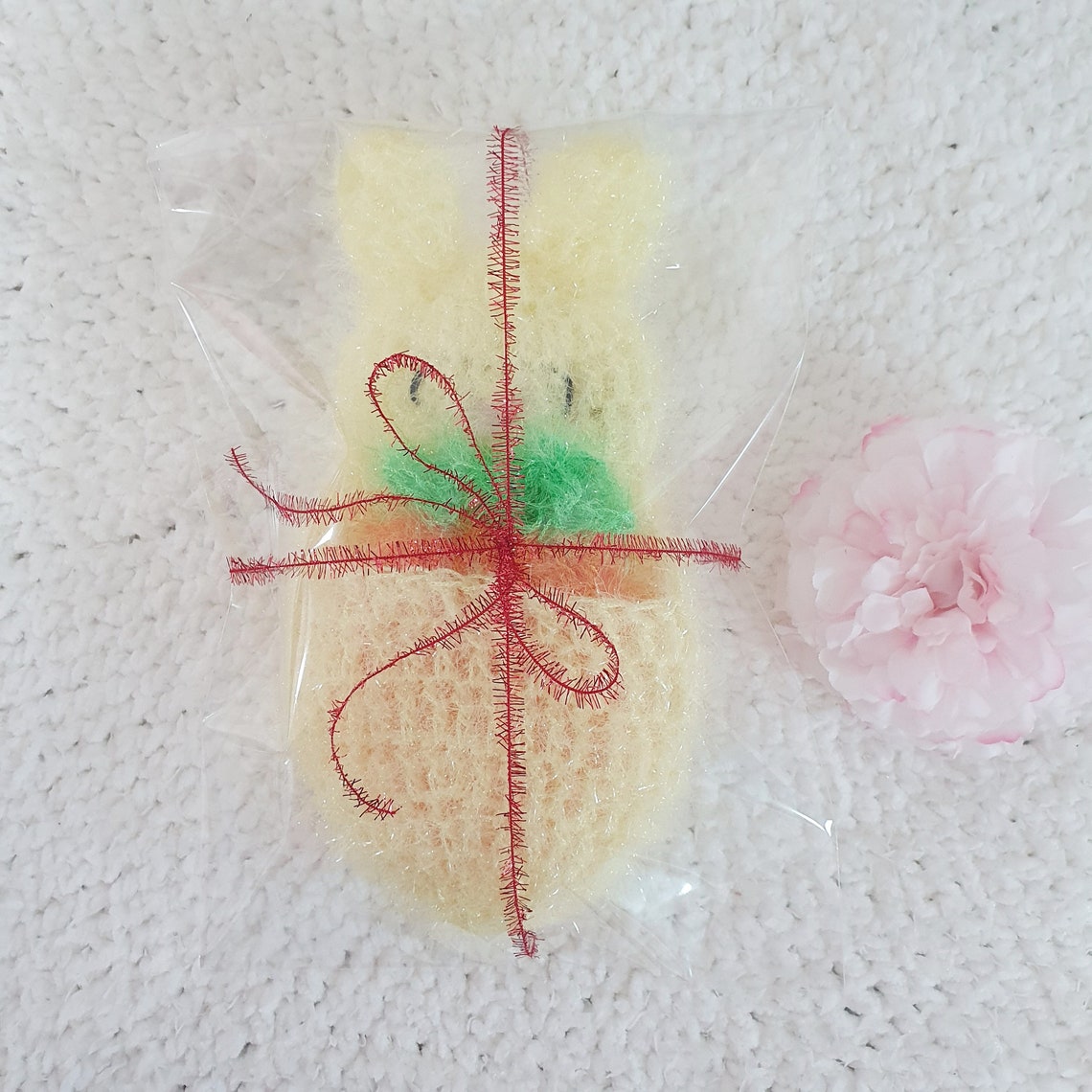 Crochet Scrubber - Rabbit & Carrot - Etsy
