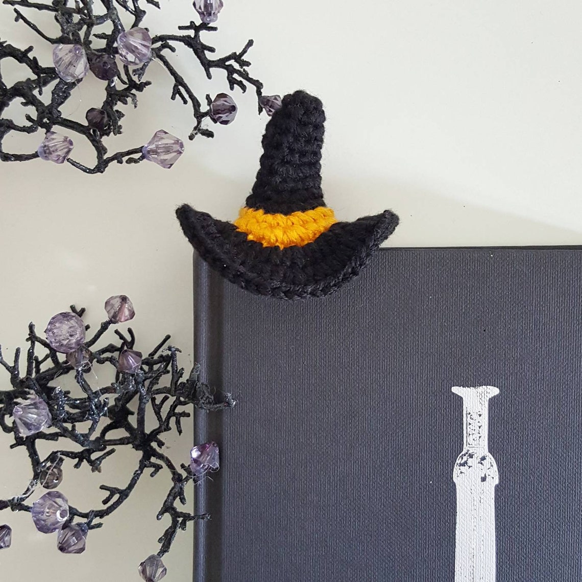 Crochet Bookmark Witch Hat - Etsy