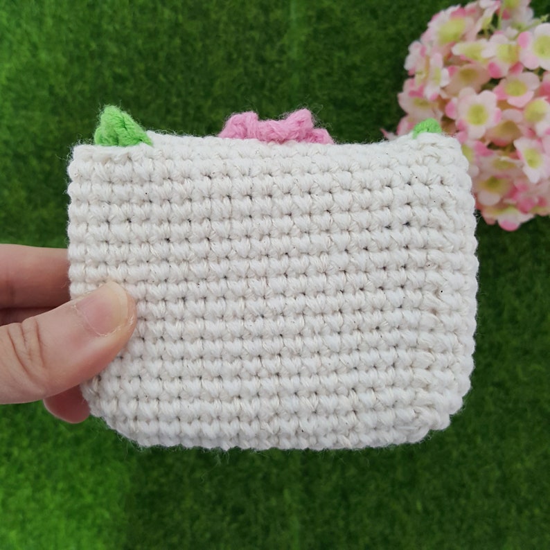 Crochet Wallet, Purse_ Flower (pattern + Pictorial) - Etsy