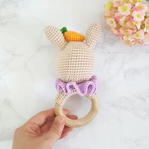Crochet Baby Rattle _ Rabbit (pattern + Pictorial) - Etsy