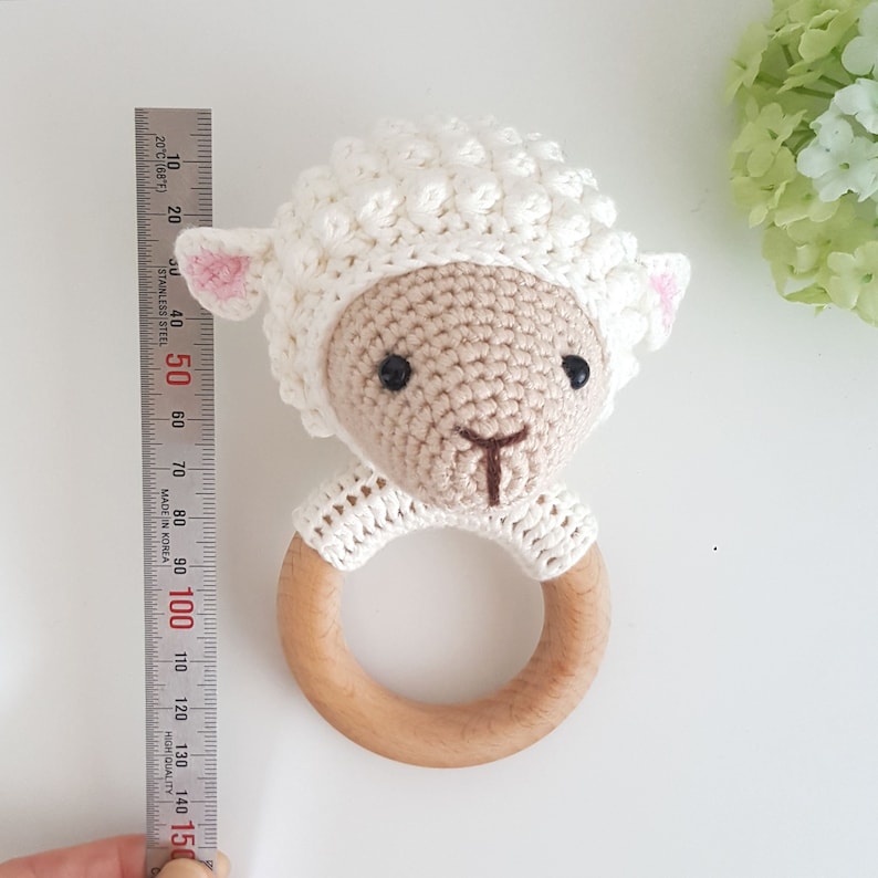 Crochet Baby Dollbaby Rattle_sheep pattern Pictorial - Etsy