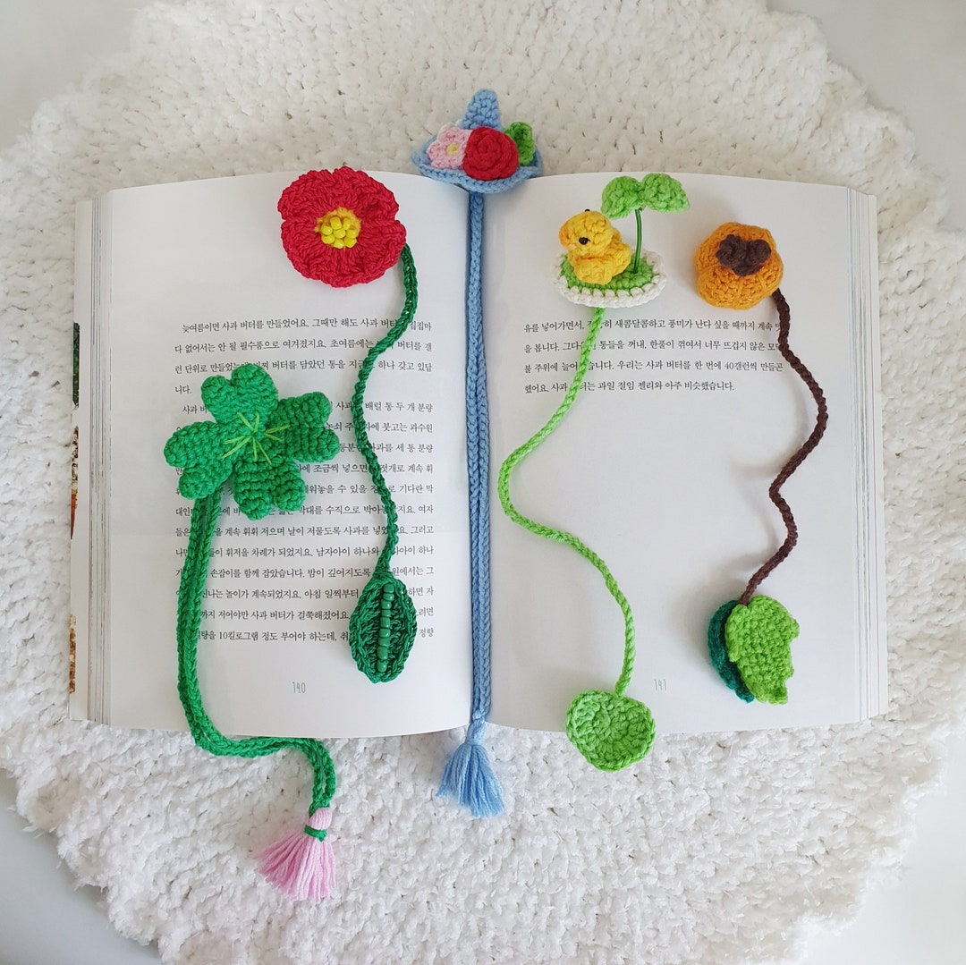 Crochet Bookmark Pattern(set) - Etsy