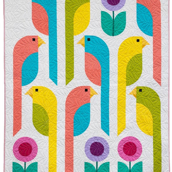 Parrot Quilt Pattern - Etsy
