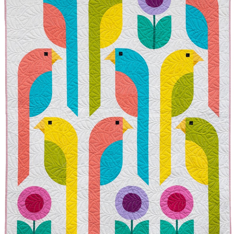 Parrot Quilt Pattern - Etsy