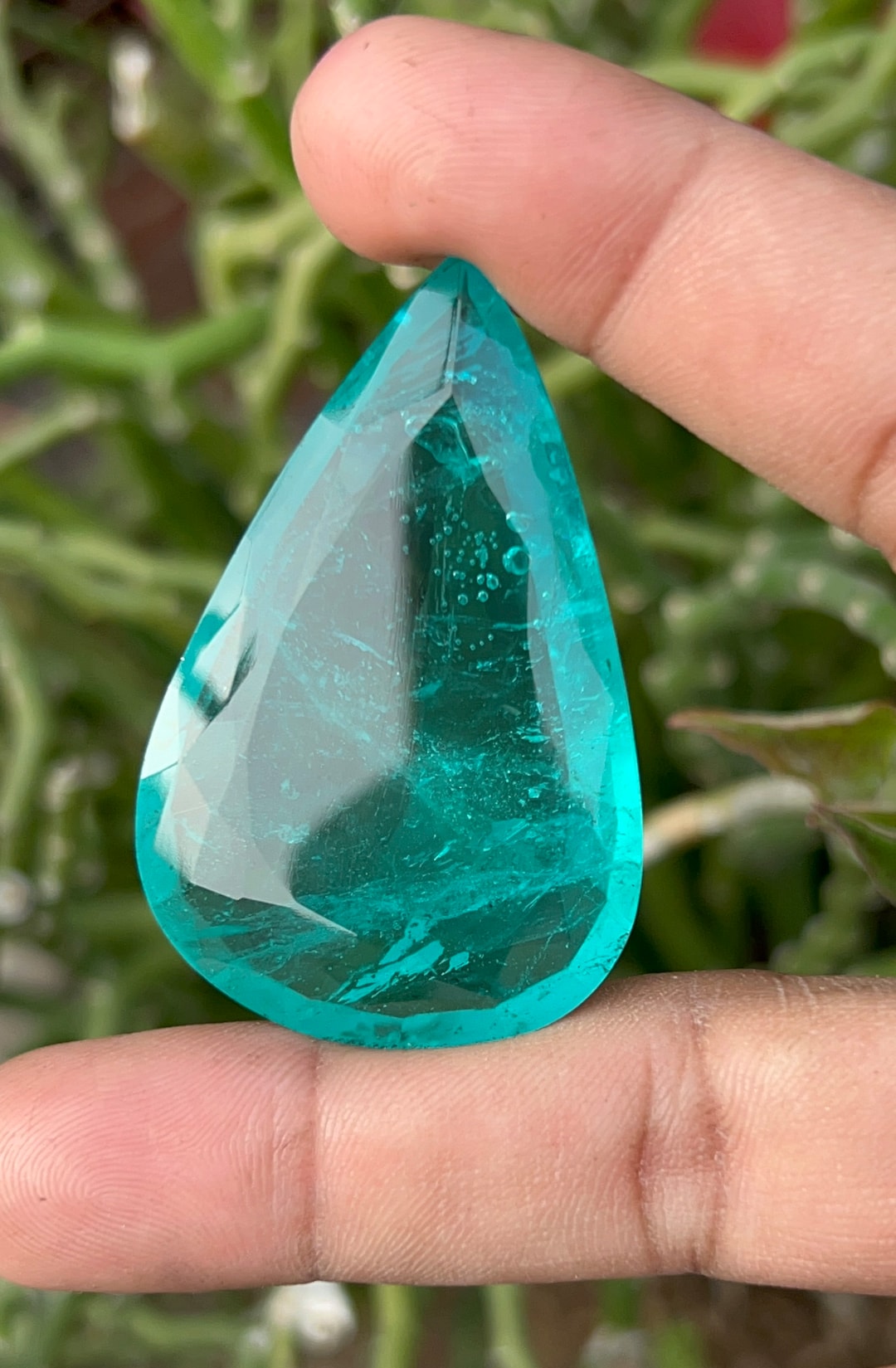 Pear Emerald Doublet: Loose Cut Gemstone, 96 Ct (33X50X12 Mm) - Etsy