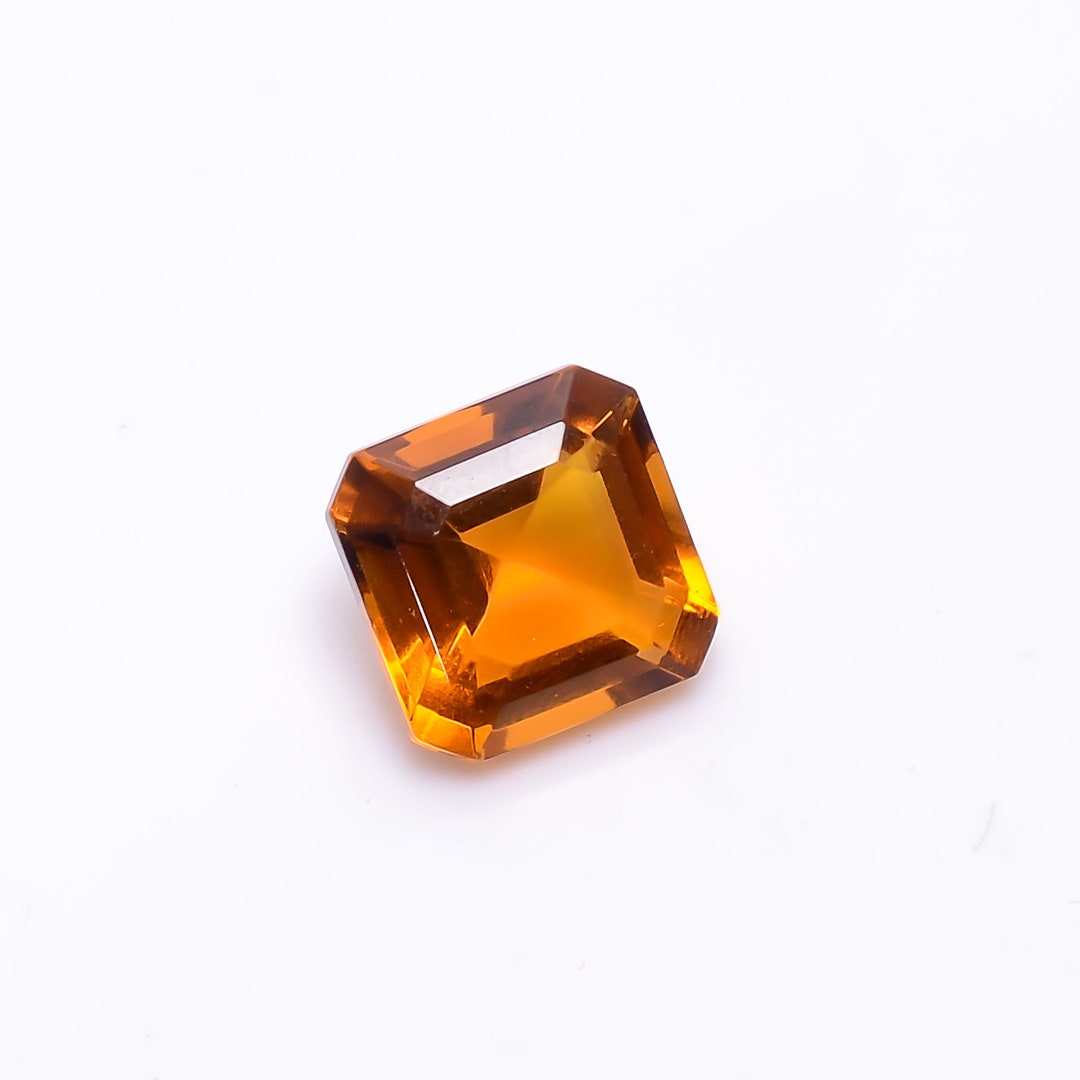 6 Ct. Lab Garnet Cut Stone Garnet Cut Rings Lab Created Garnet Square ...