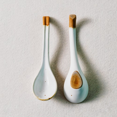 Japanese Shigaraki Ceramic Spoon - Etsy