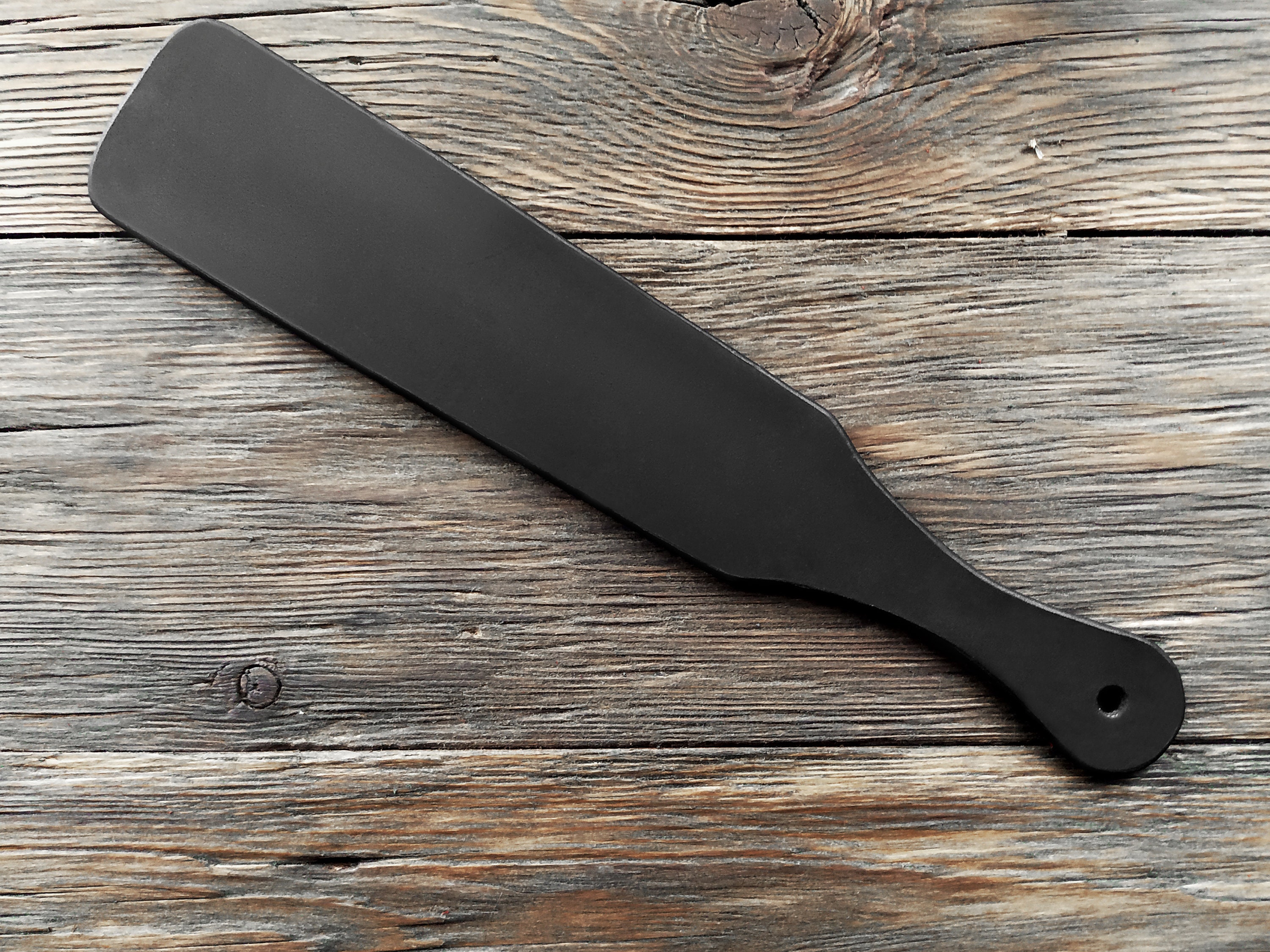 Genuine Cowhide Saddle, BDSM Spanking Paddle, Medium Weight and Durable ...