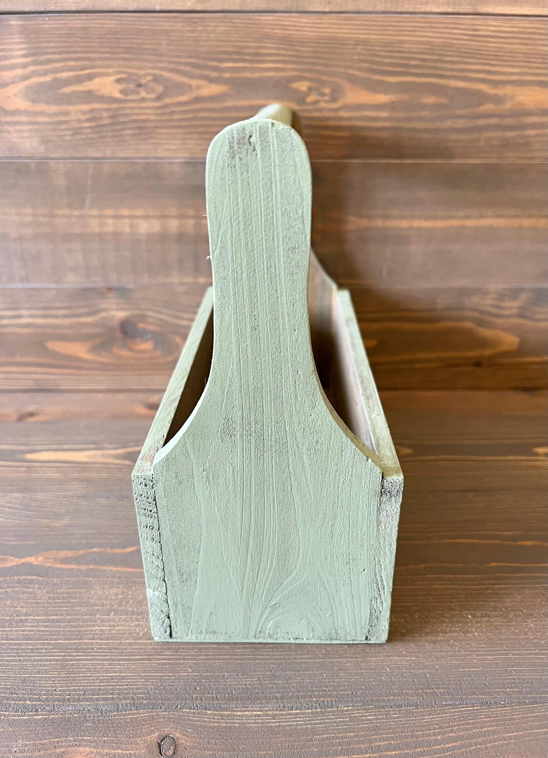 Decorative Planter Box, Decorative Rustic Wood Caddy, Rustic Floral ...