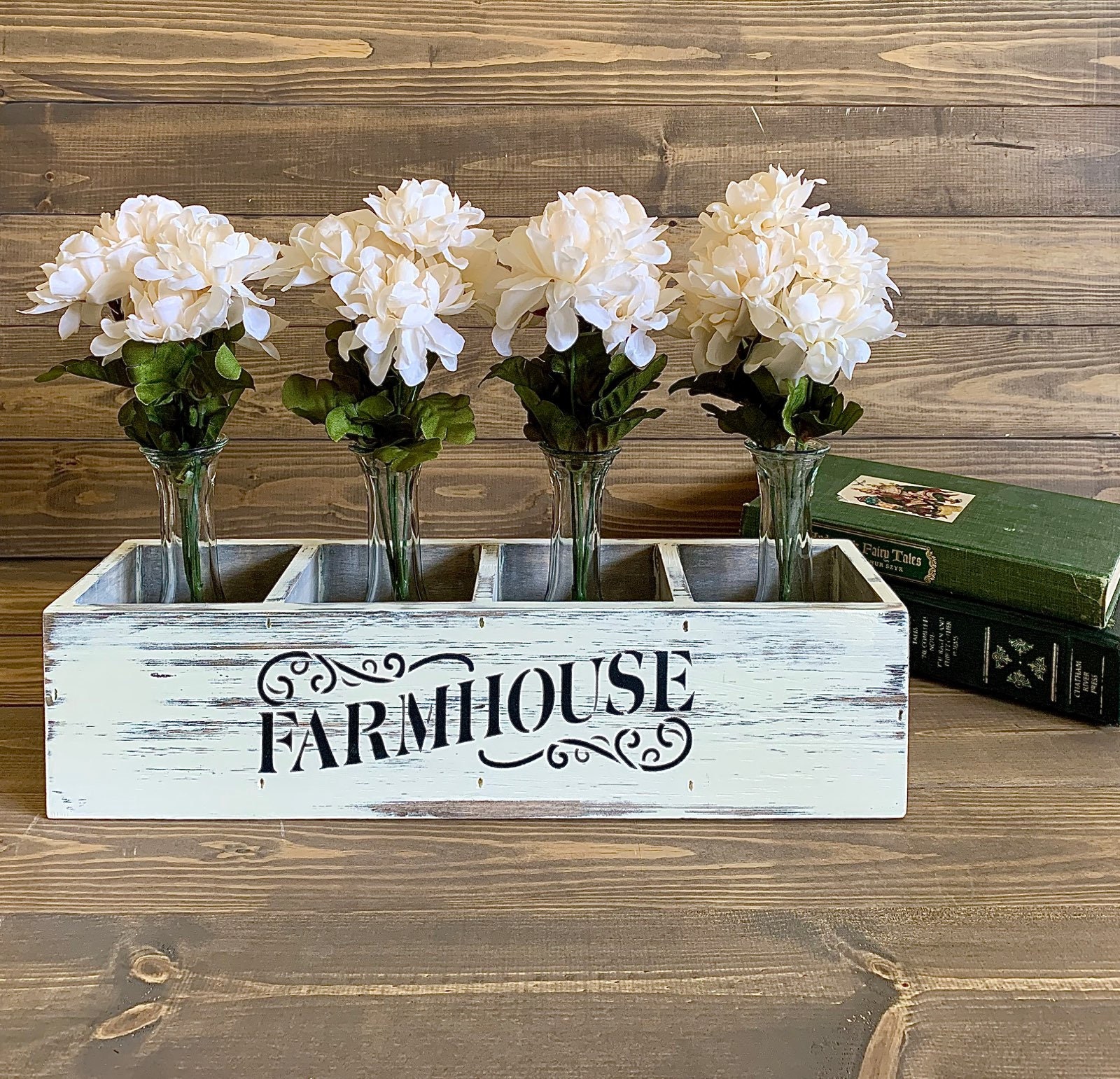 Rustic Farmhouse Floral Centerpiece - Etsy