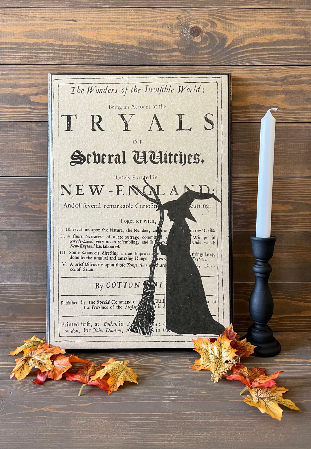Witch Sign, Witch Decor, Halloween Sign, Fall Sign, Decor, Autumn Sign ...