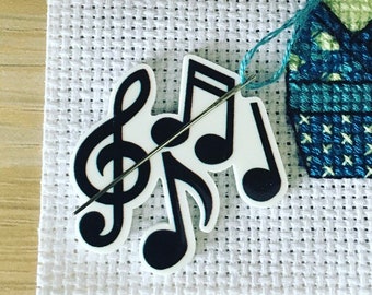 Musical Notes Cross Stitch - Etsy