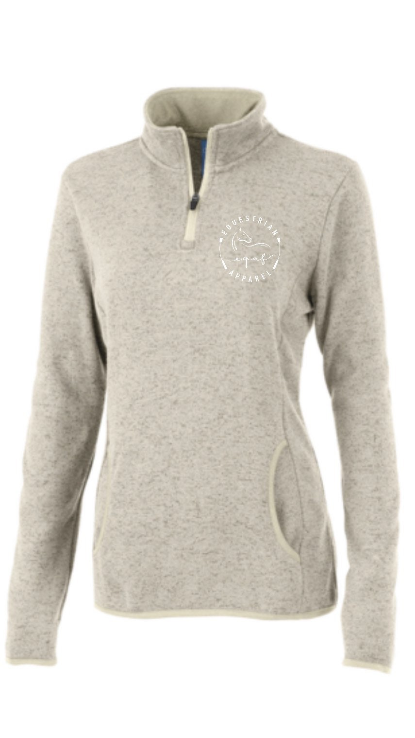 Oatmeal Heathered 1/4 Zip Fleece - Etsy