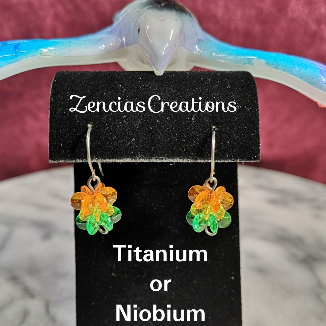 Wix playful Plastic Earrings, Titanium Dangle Earrings, Hypoallergenic ...