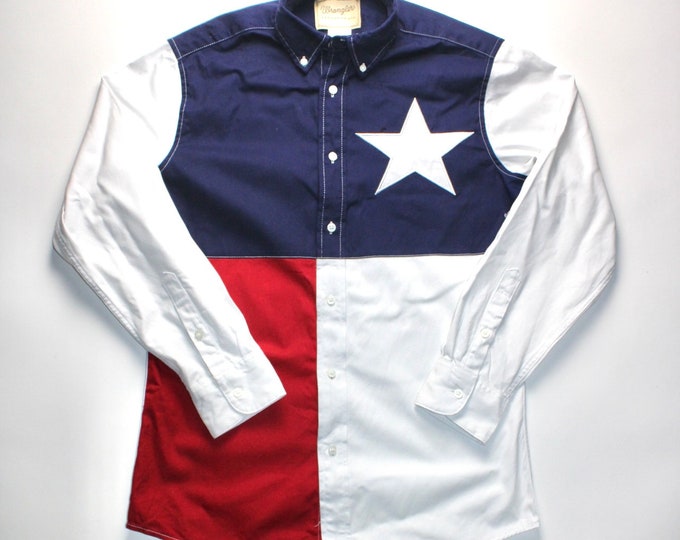 Vintage Wrangler Lone Star Button-down Shirt, Mens Size Medium, Gifts ...
