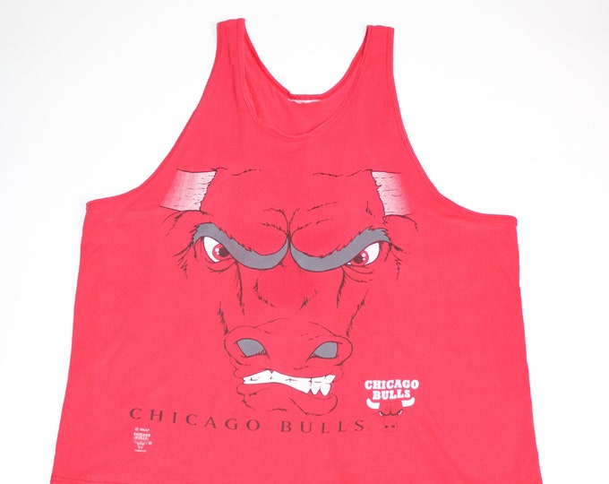Vintage NBA Chicago Bulls Raging Bull Tank Top, Men's vintage tee, Gift ...