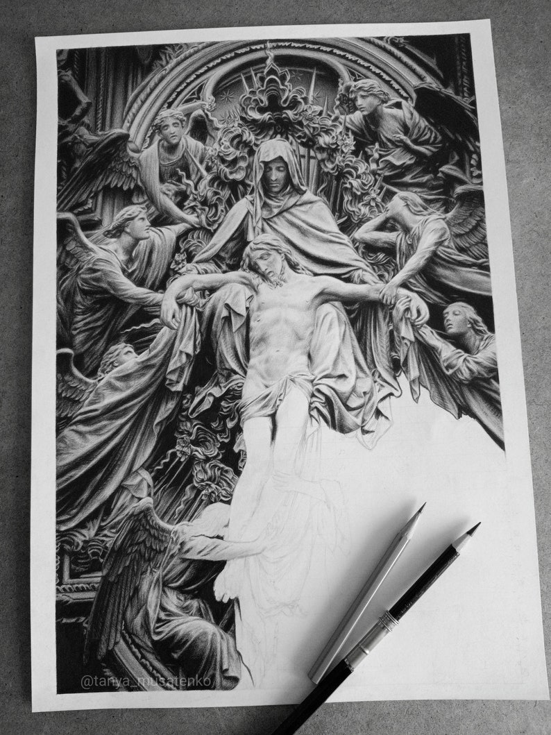 Fine Art Print of an Original Pencil Drawing, Hand Signed, Graphite ...