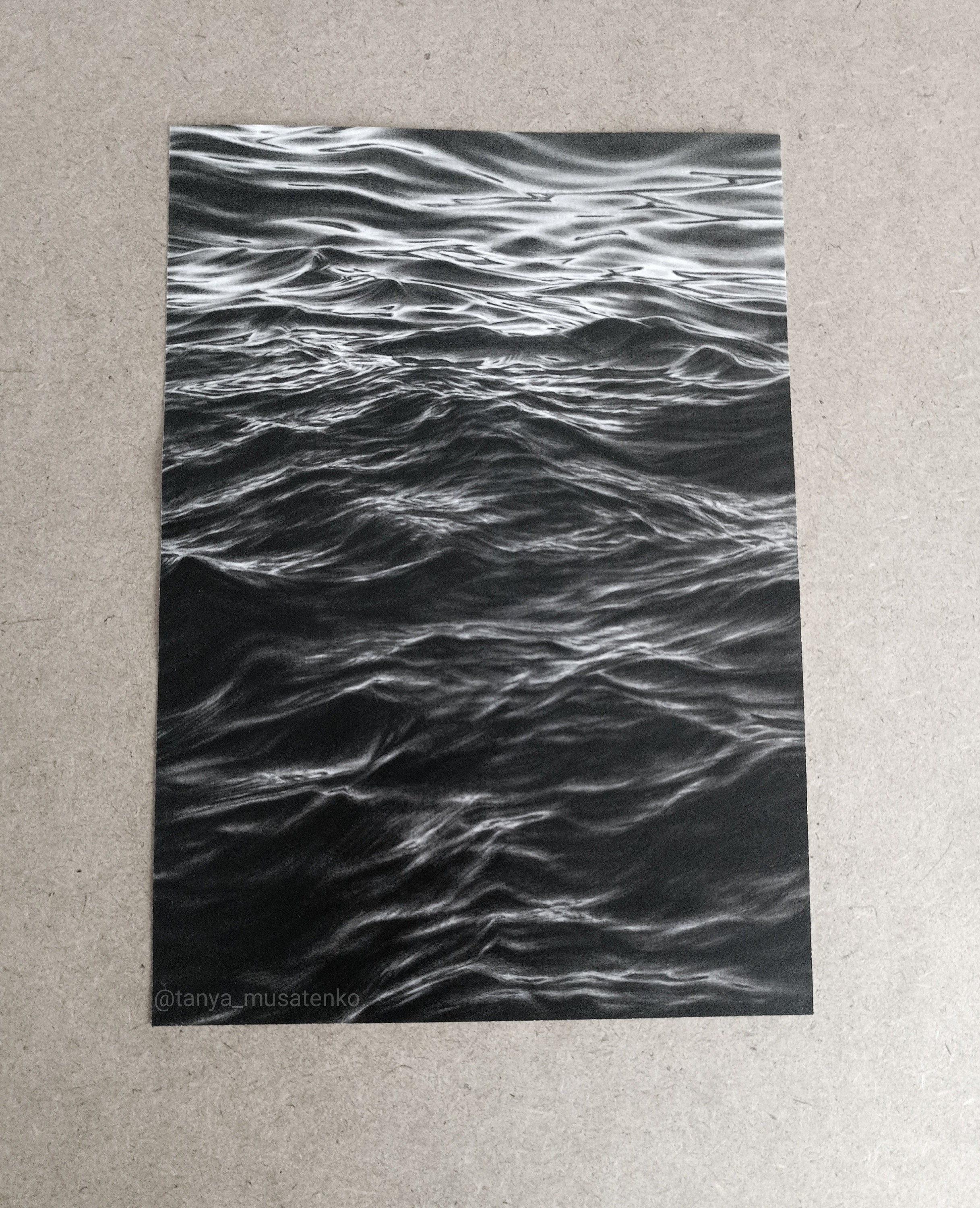 Fine Art Print of the Original Drawing of the Water - Etsy