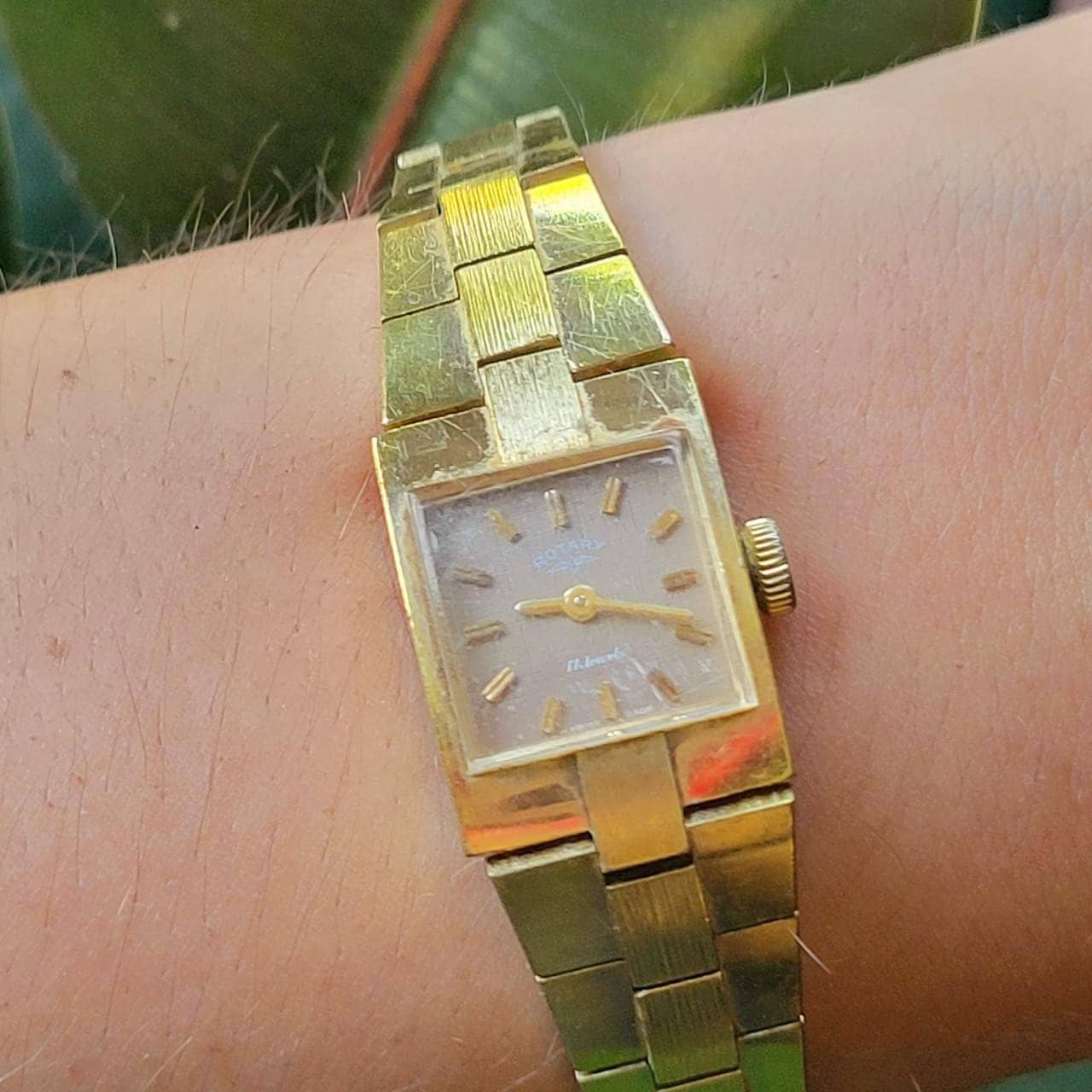 Vintage Rotary Swiss 17 Jewels Gold Watch - Etsy