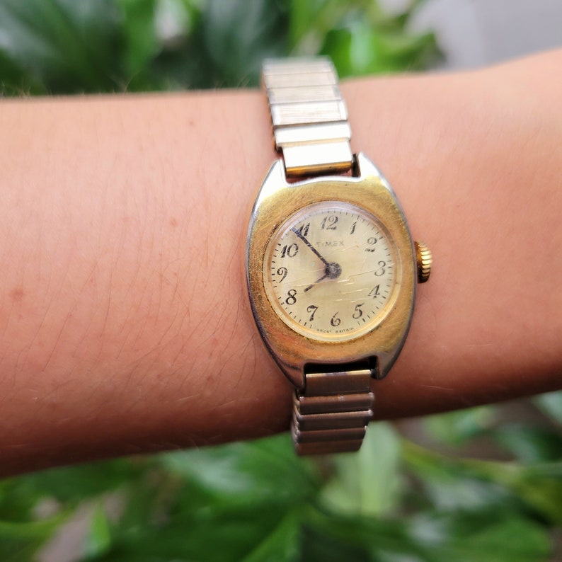 Vintage Timex Great Britain Dainty Gold Watch - Etsy