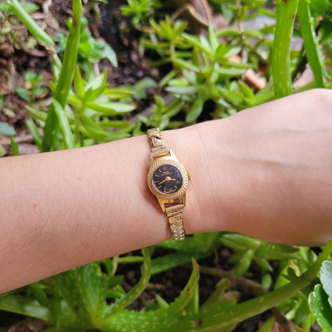 Vintage Swiss 10 Micron Gold Oris Stretch Watch - Etsy