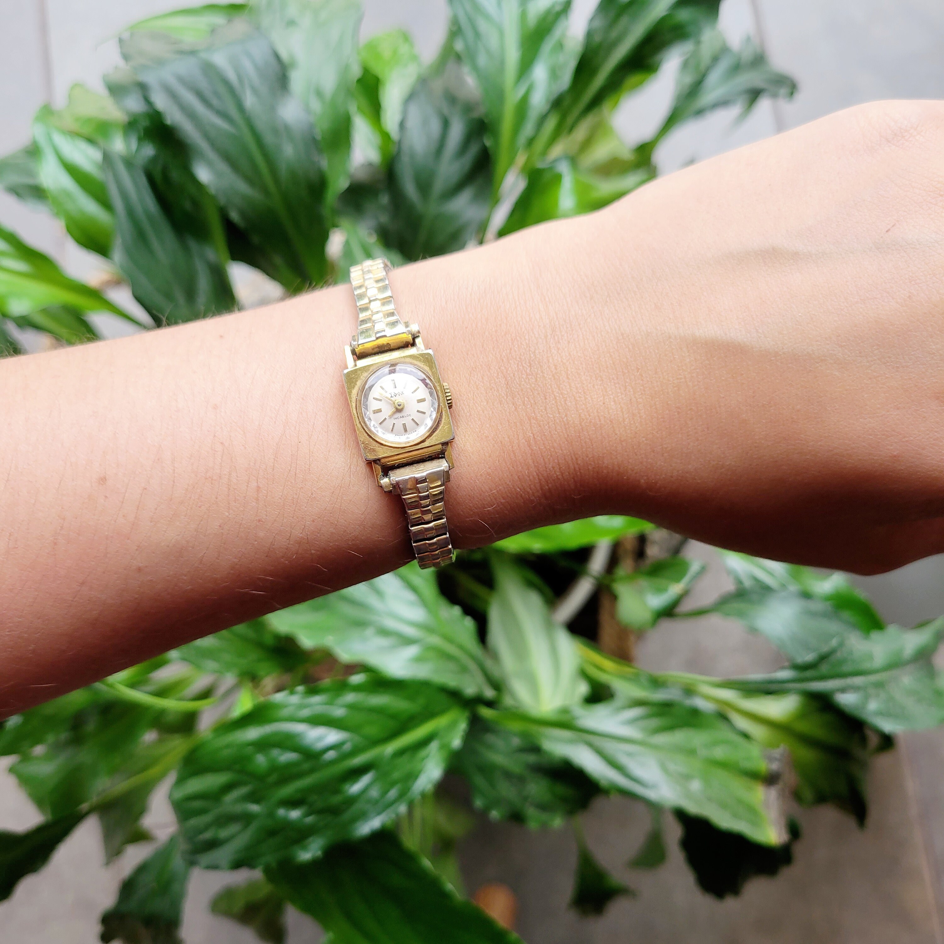 Vintage Edox Swiss Incabloc Dainty Gold Watch - Etsy