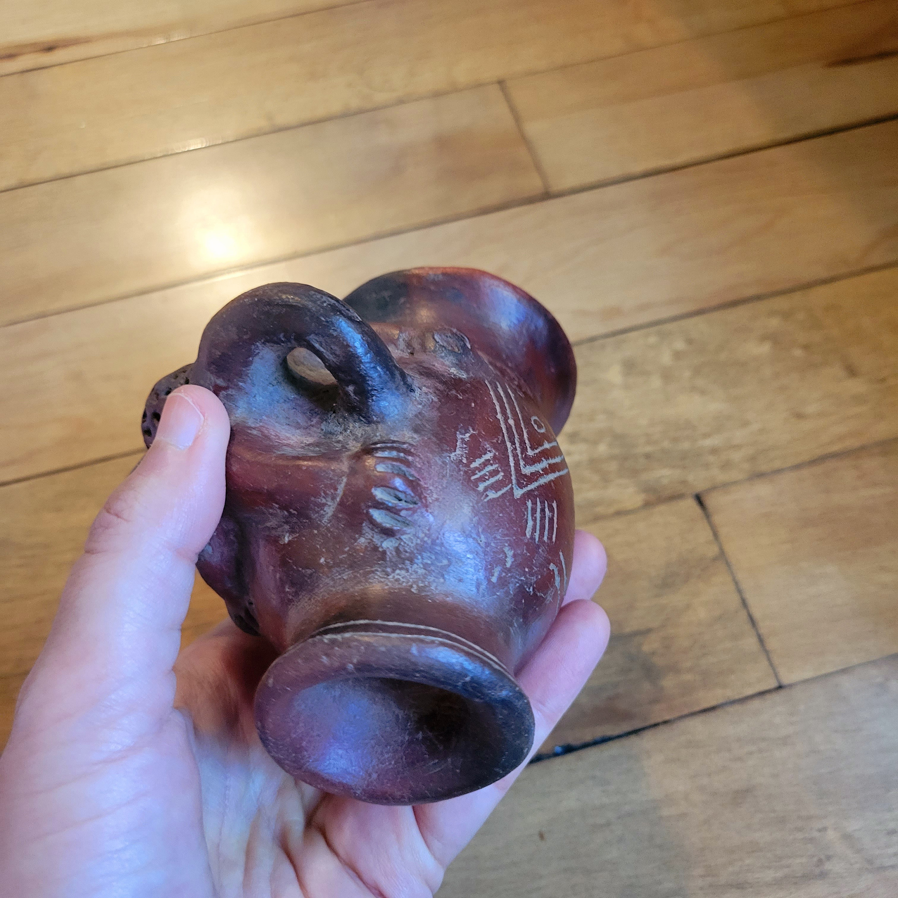 Vintage Tribal Ceramic Pottery Decorative Vase - Etsy