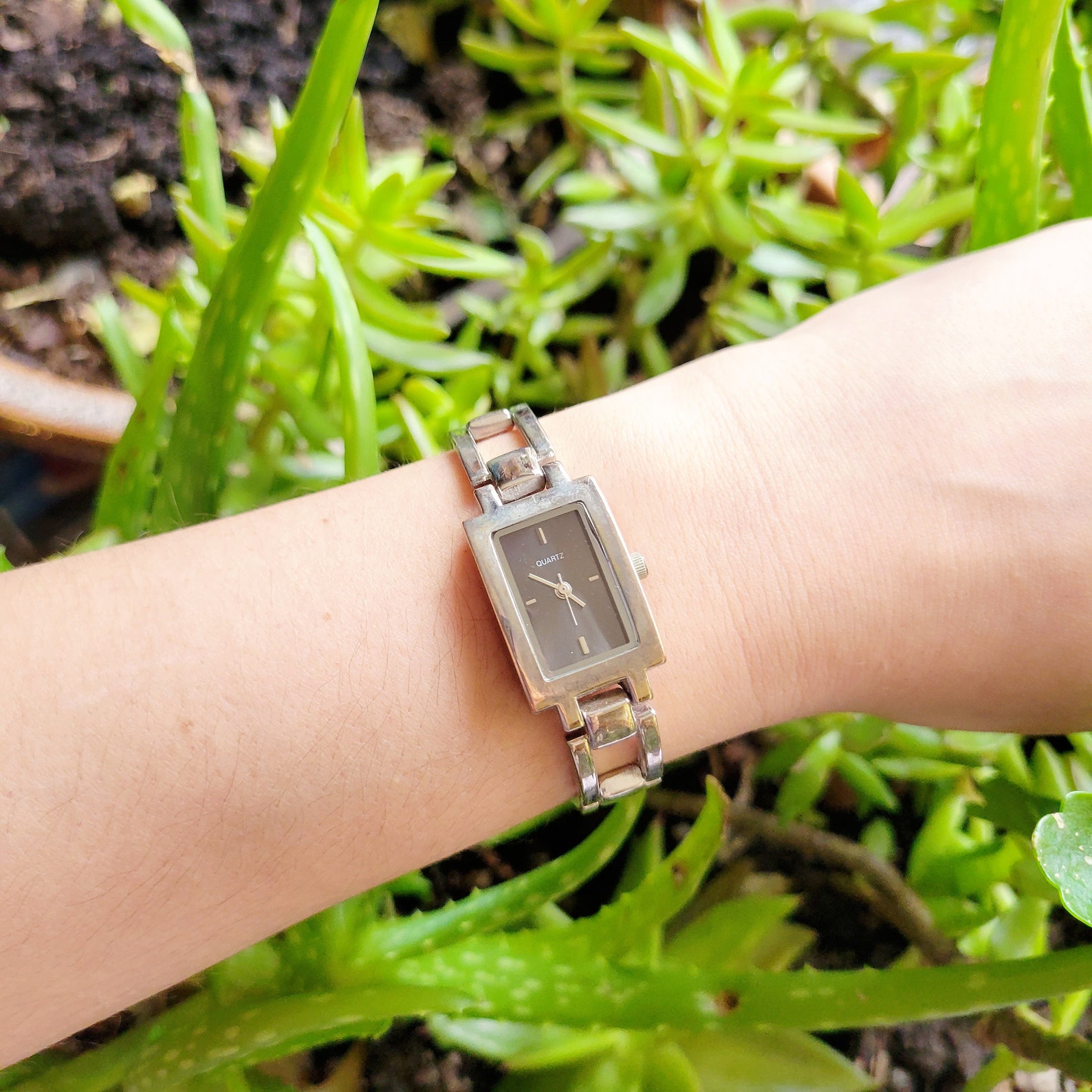 Classic Silver Quartz Watch - Etsy