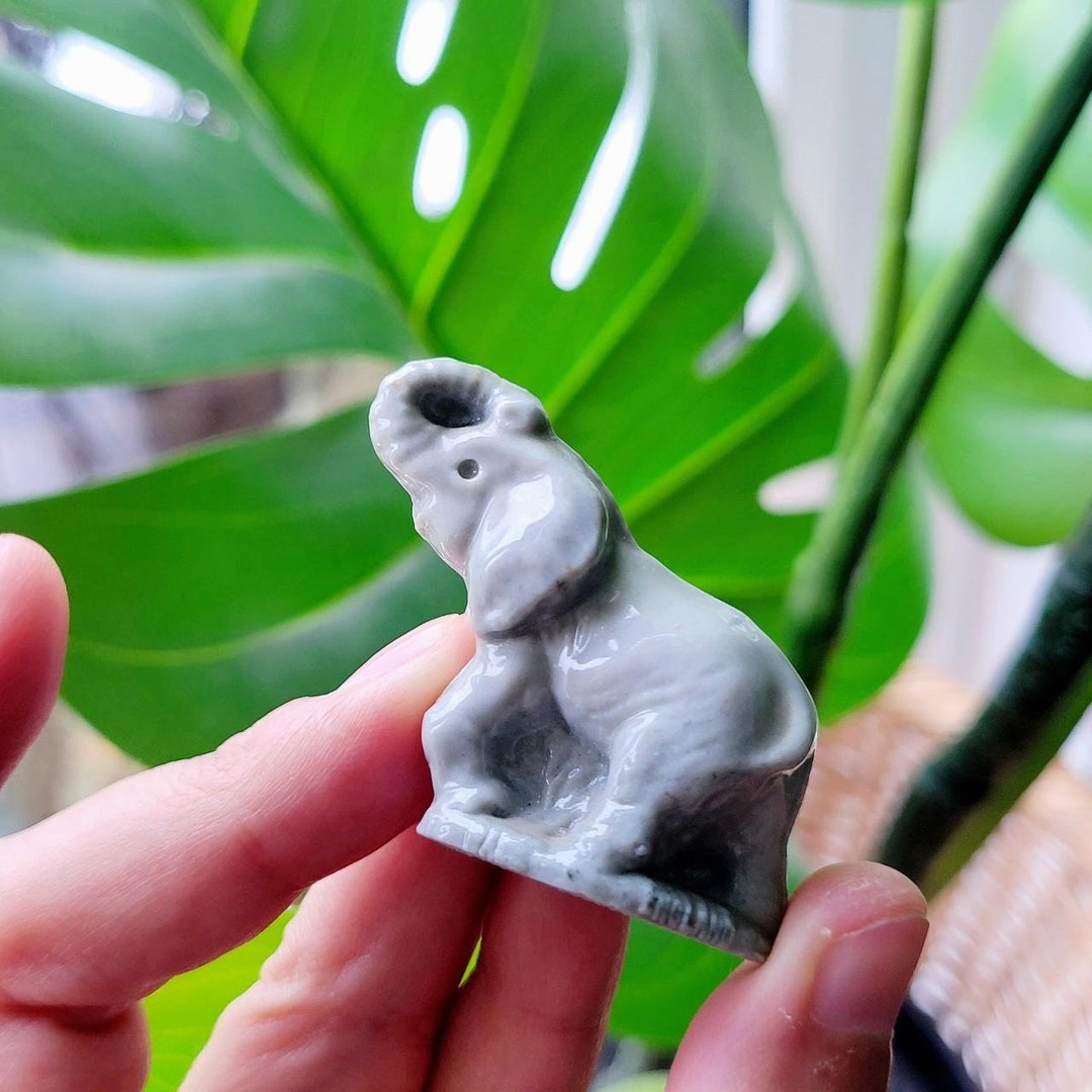 Vintage Wade Whimsies Ceramic Elephant Figurine - Etsy