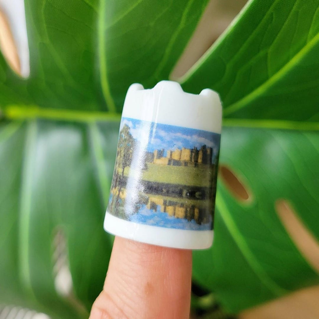 Vintage Alnwick Castle England Thimble - Etsy