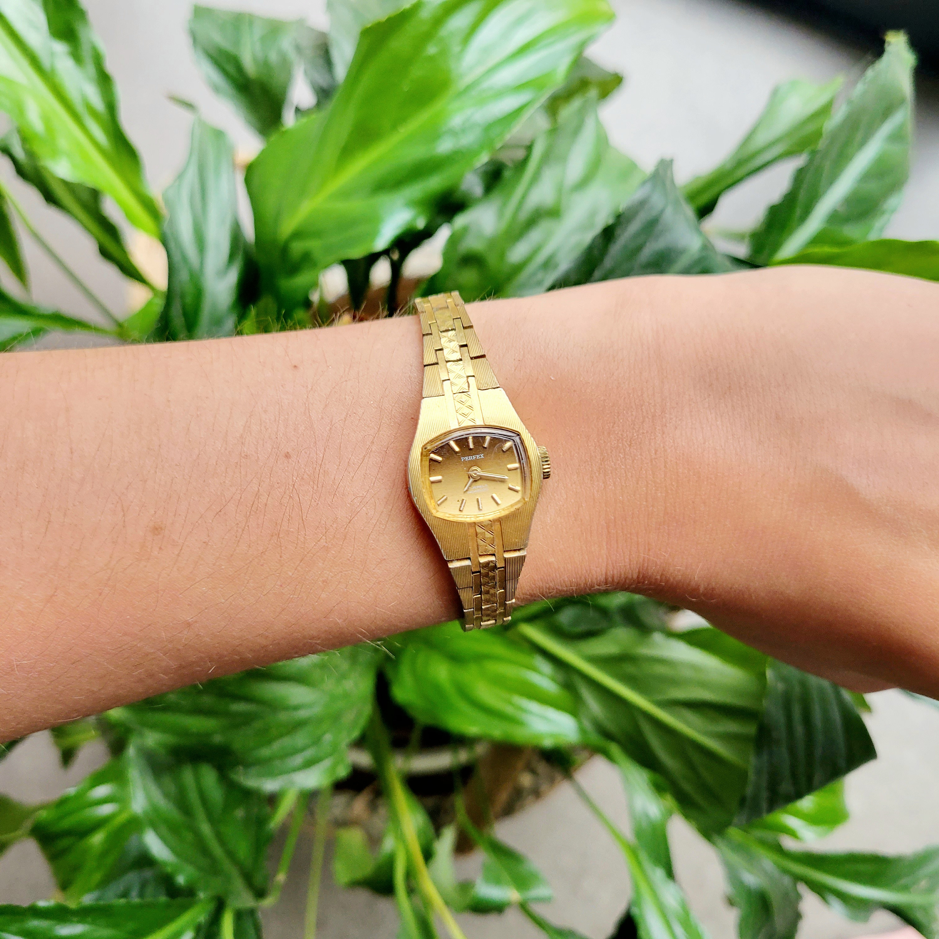 Vintage Perfex 17 Jewels Incabloc Classic Gold Watch - Etsy