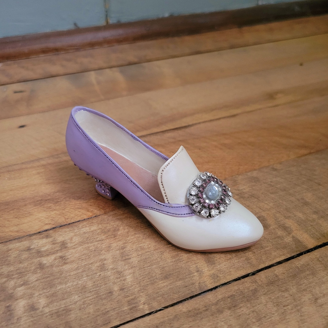 Vintage 1998 Just the Right Shoe Jeweled Heeled Pump Collectible ...