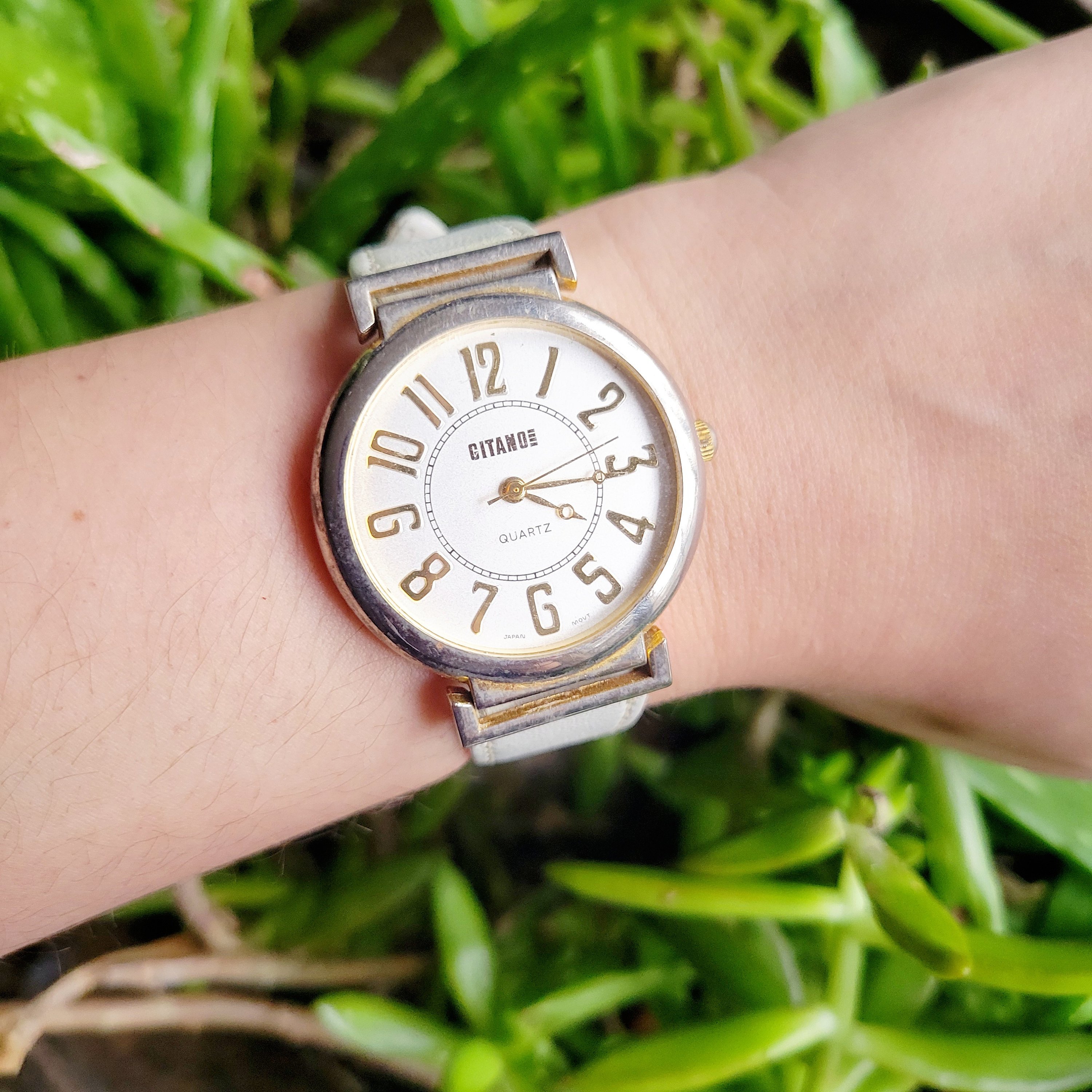 Vintage Gitano Genuine Leather Watch - Etsy