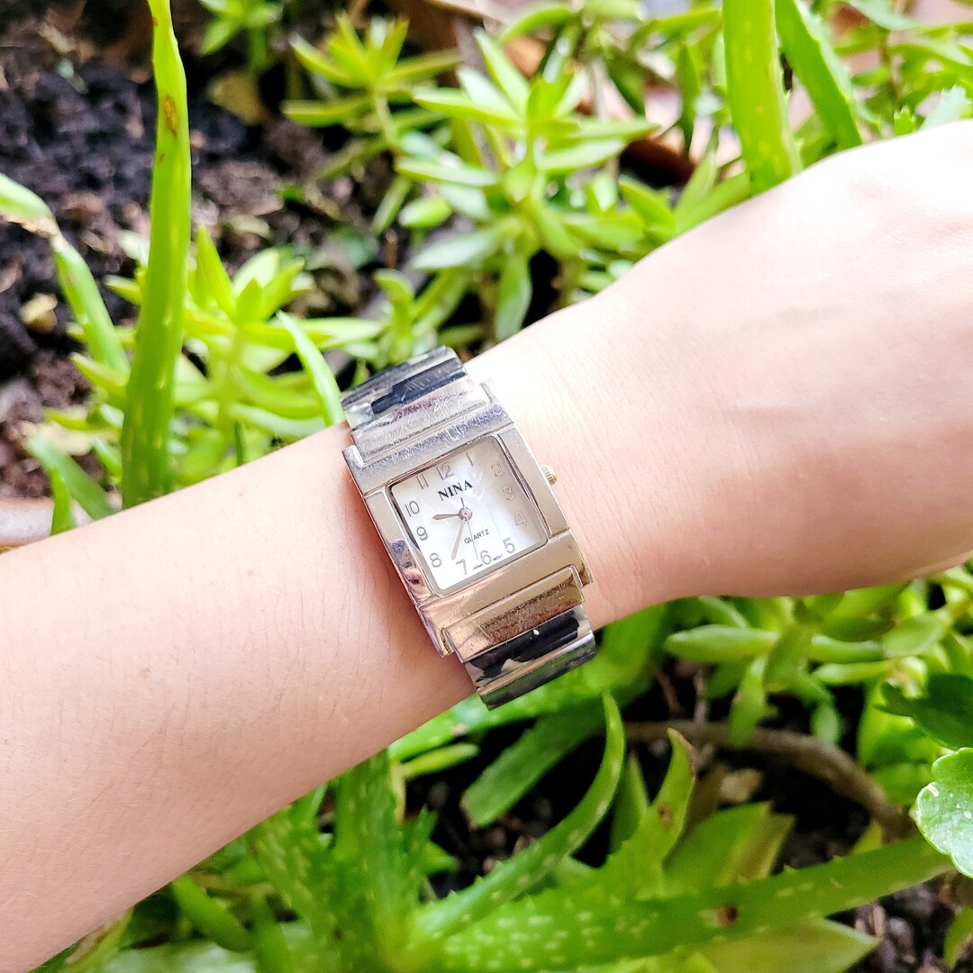 Classic Nina Mother of Pearl Tortoise Shell Cuff Watch - Etsy