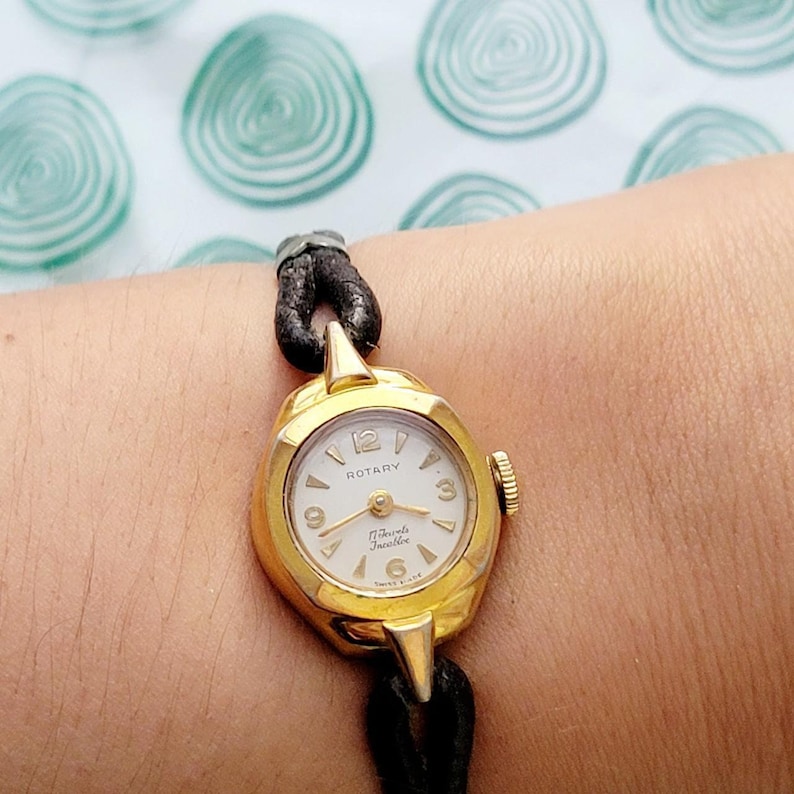 Vintage Swiss Rotary 17 Jewels Incabloc Watch - Etsy