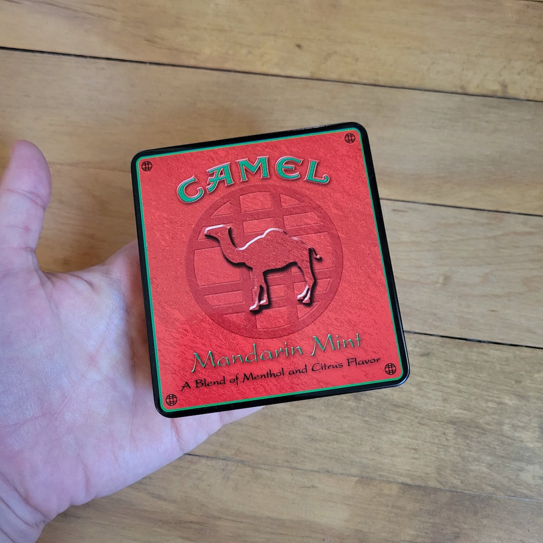 Vintage Camel Tin Cigarette Box - Etsy