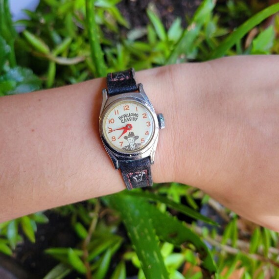Rare Vintage Hopalong Cassidy Genuine Watch Gem 6360