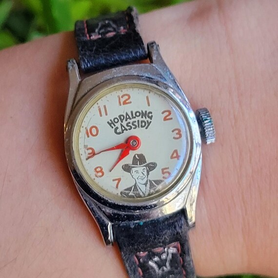 Rare Vintage Hopalong Cassidy Genuine Watch Gem 8549