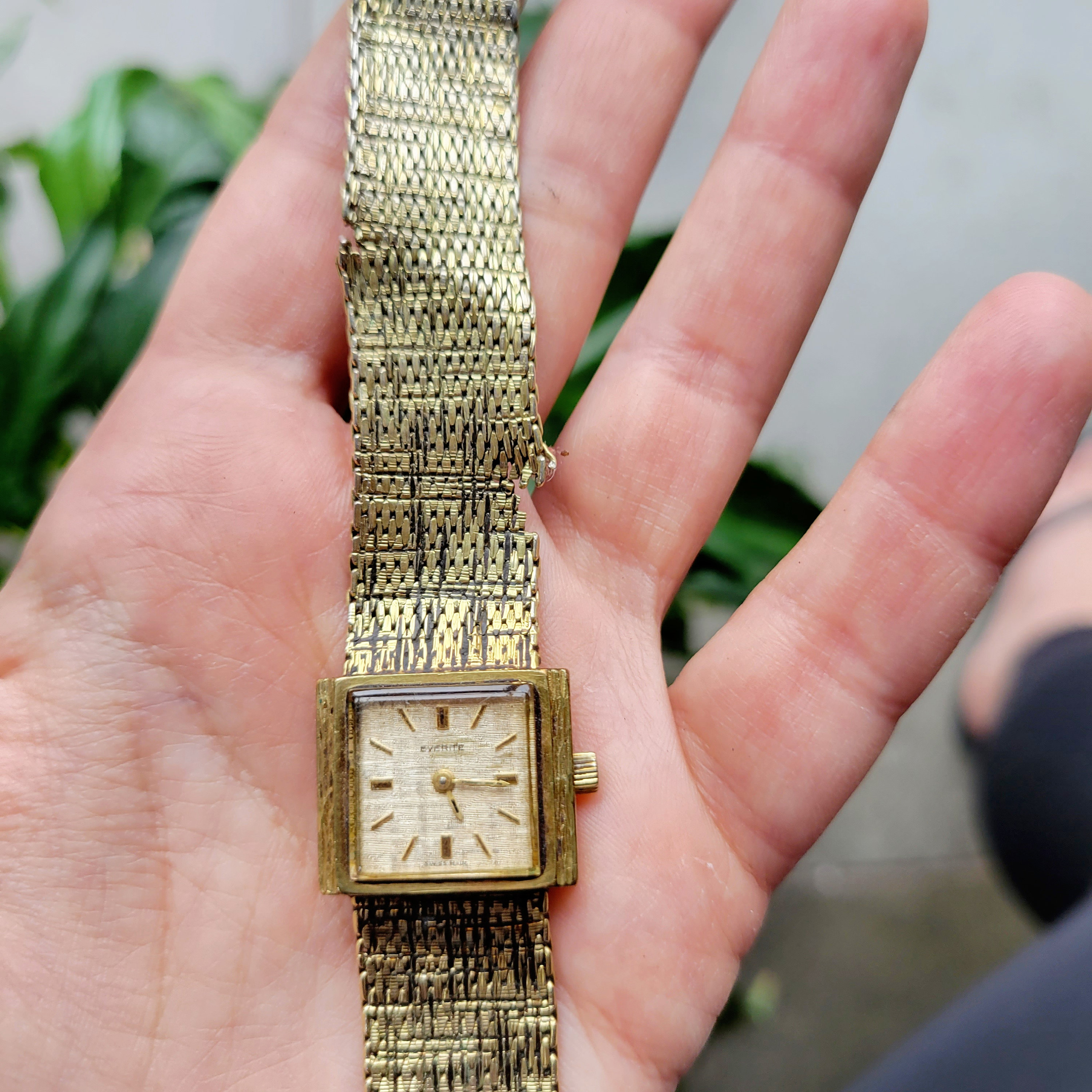 Vintage Swiss Everite Gold Watch - Etsy
