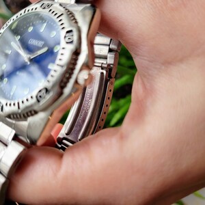 Classic Consort Silver & Navy Quartz Watch - Etsy