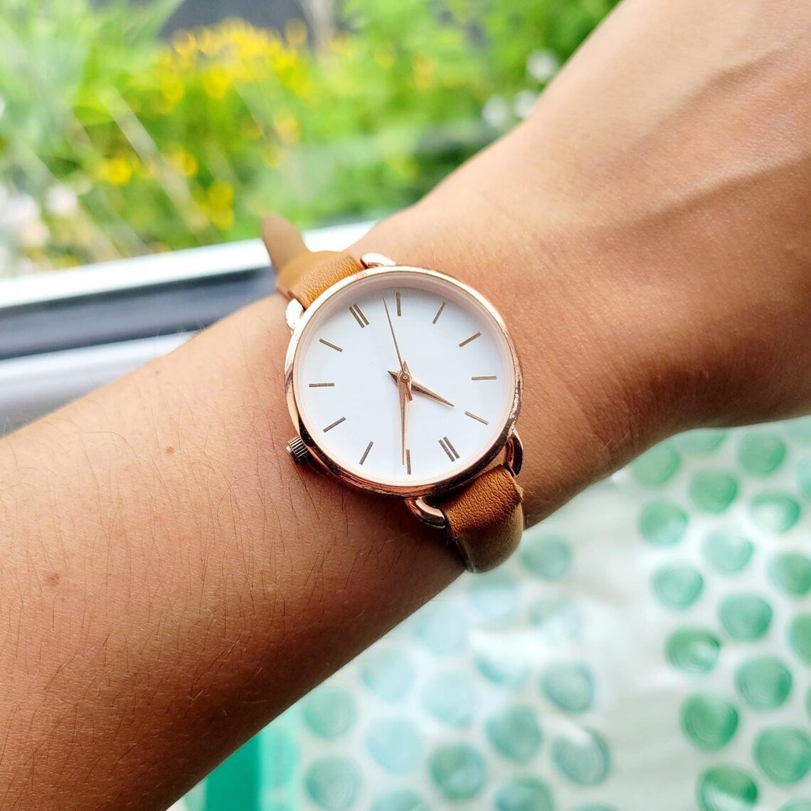 Classic Tan Watch - Etsy