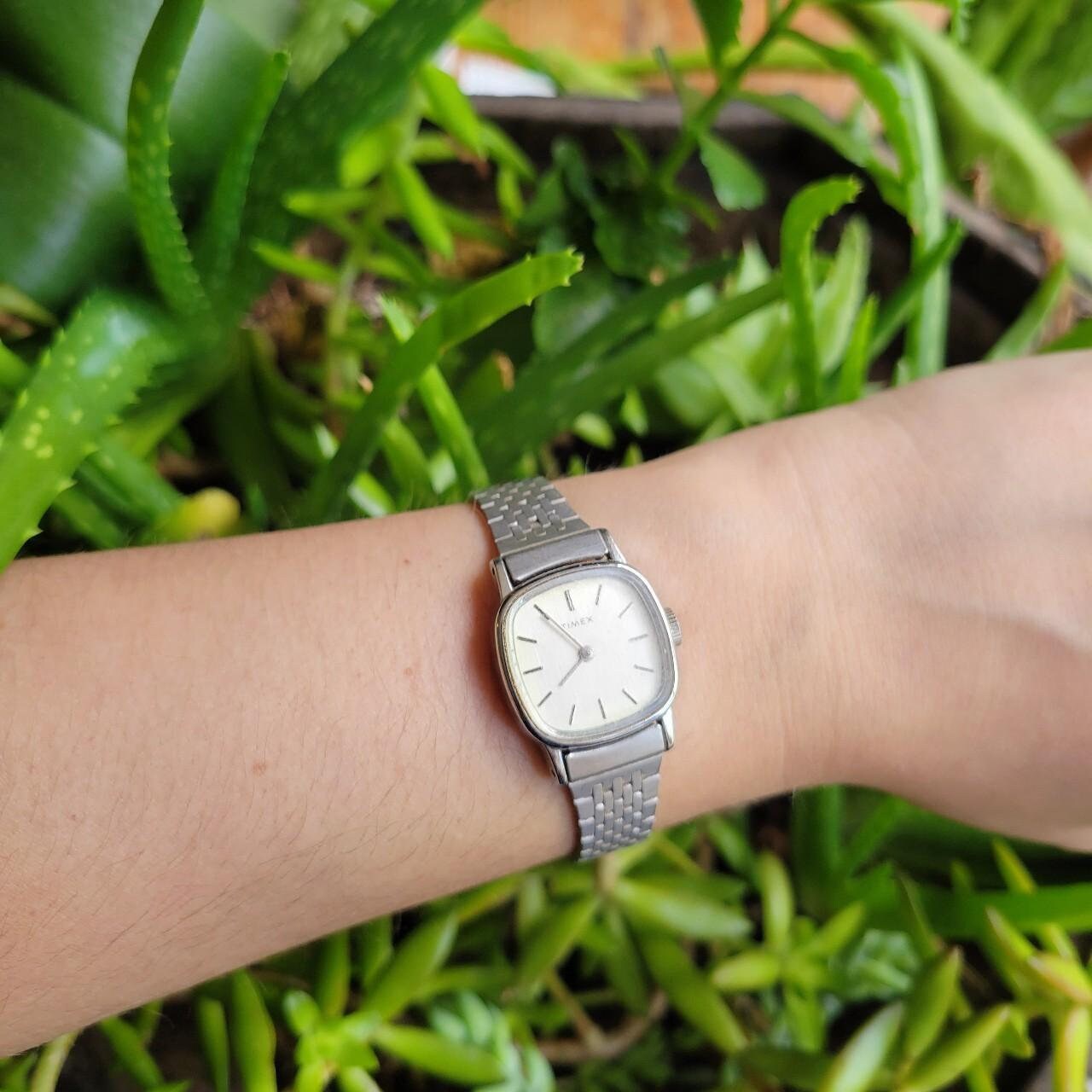 Vintage Silver Timex Watch - Etsy