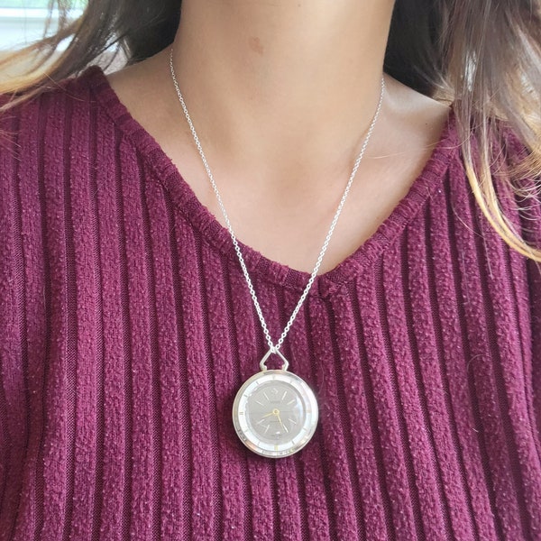 Watch Necklace - Etsy