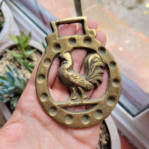 Vintage Horse Brass Rooster Harness Bottle Opener - Etsy