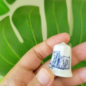 Vintage Poole Quay England Harbor Thimble - Etsy