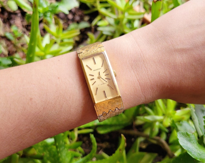 Stunning 1960 Vintage Swiss Ladies Dress Watch Regency Silver Color ...