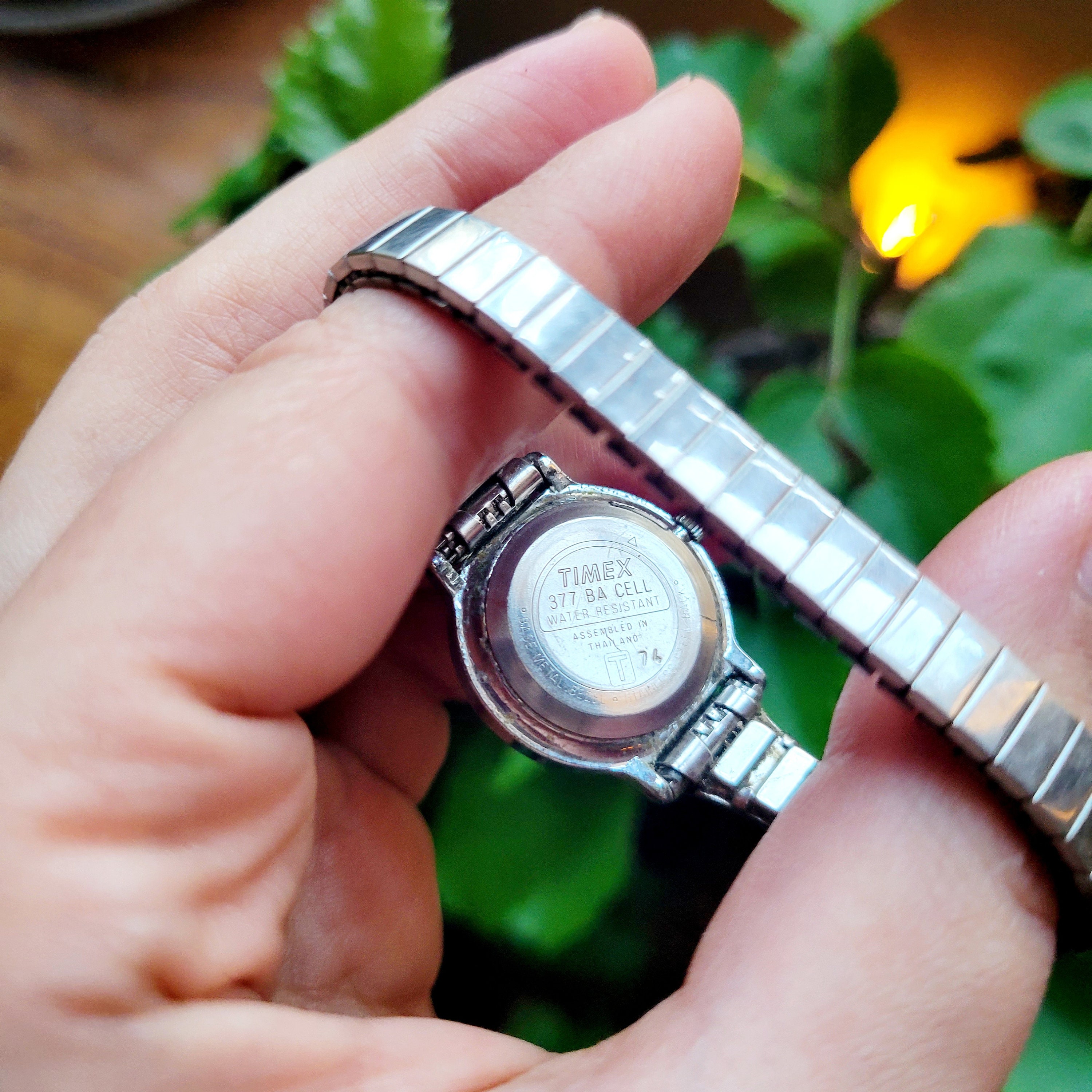 Vintage Timex Dainty Classic Quartz Silver Stretch Watch - Etsy