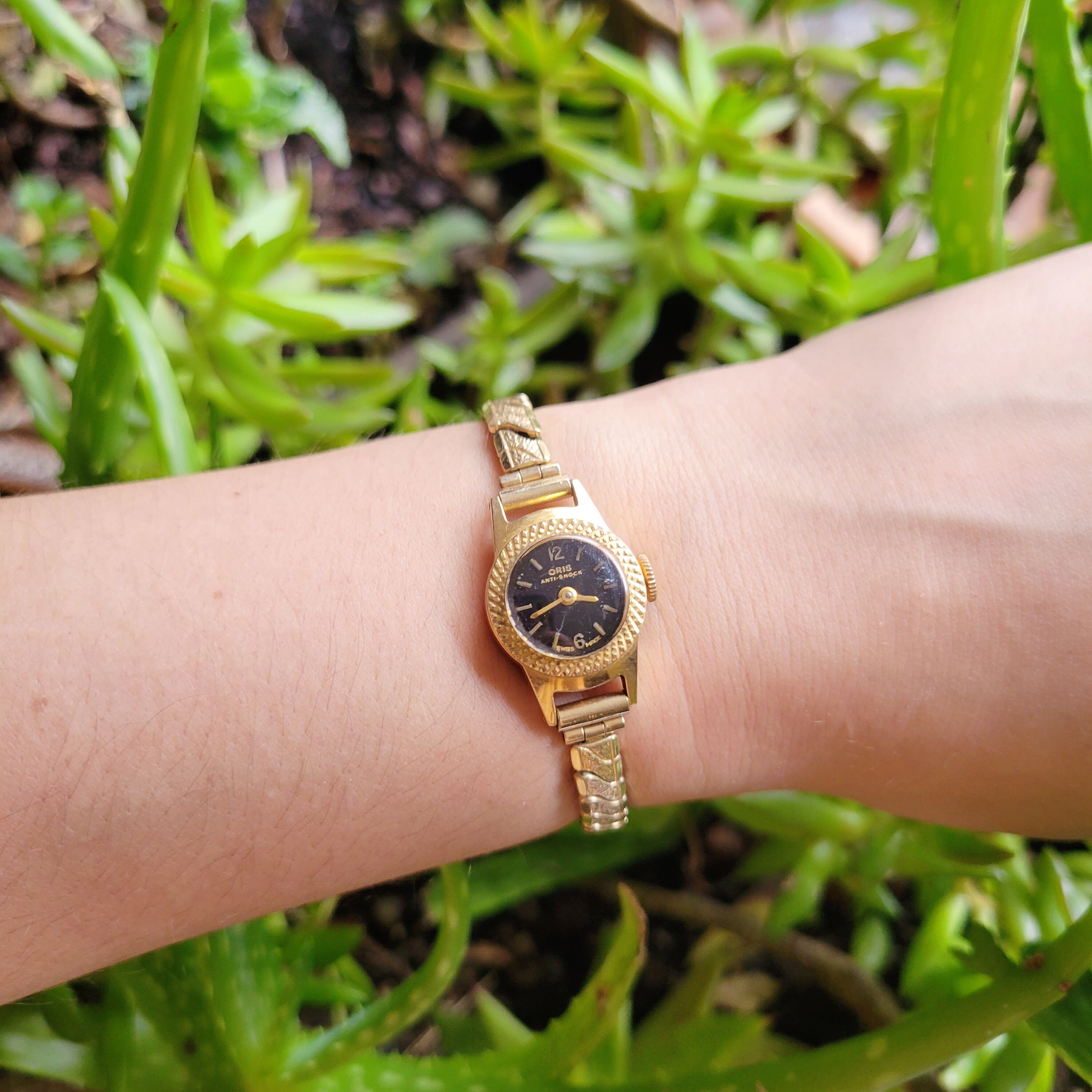 Vintage Swiss 10 Micron Gold Oris Stretch Watch - Etsy