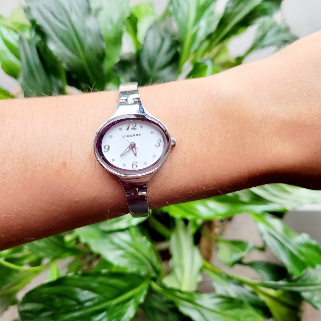 Viceroy Silver Diamond Watch - Etsy